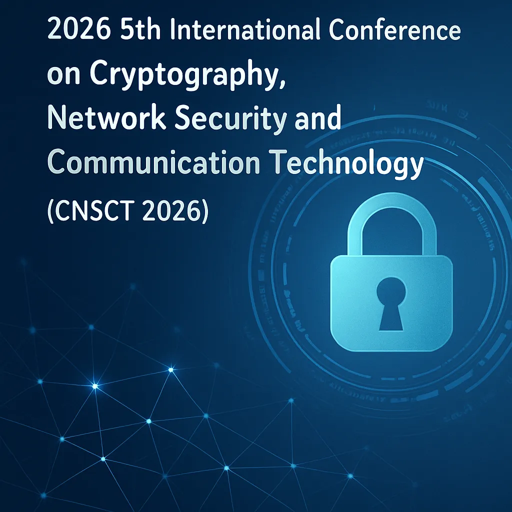 2026 5th International Conference on Cryptography, | RB Conferences